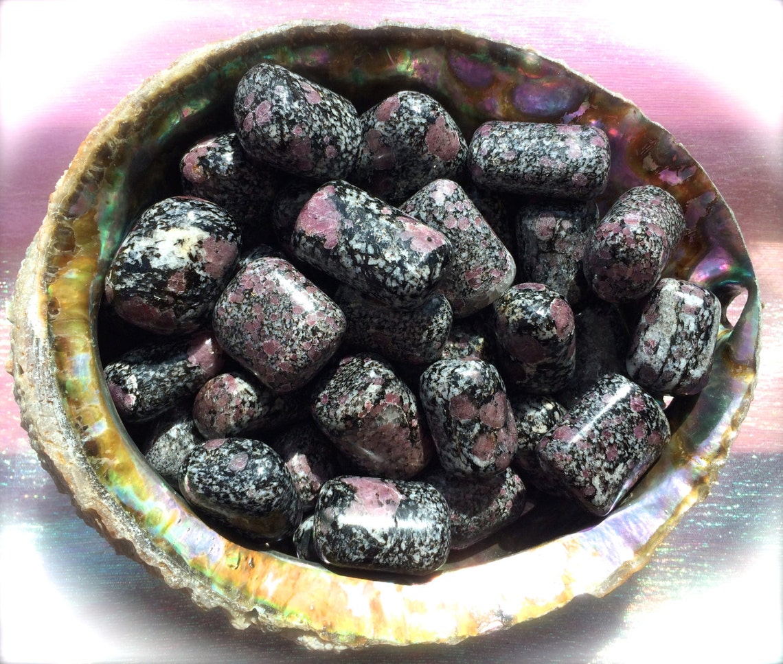 Tumbled Ruby in Matrix, Hand Tumbled in India, Meditation, Chakra ...