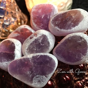 Amethyst Seer Stone, Ema Stone, Dragon Egg Stone, Emma Egg, Crystal ...