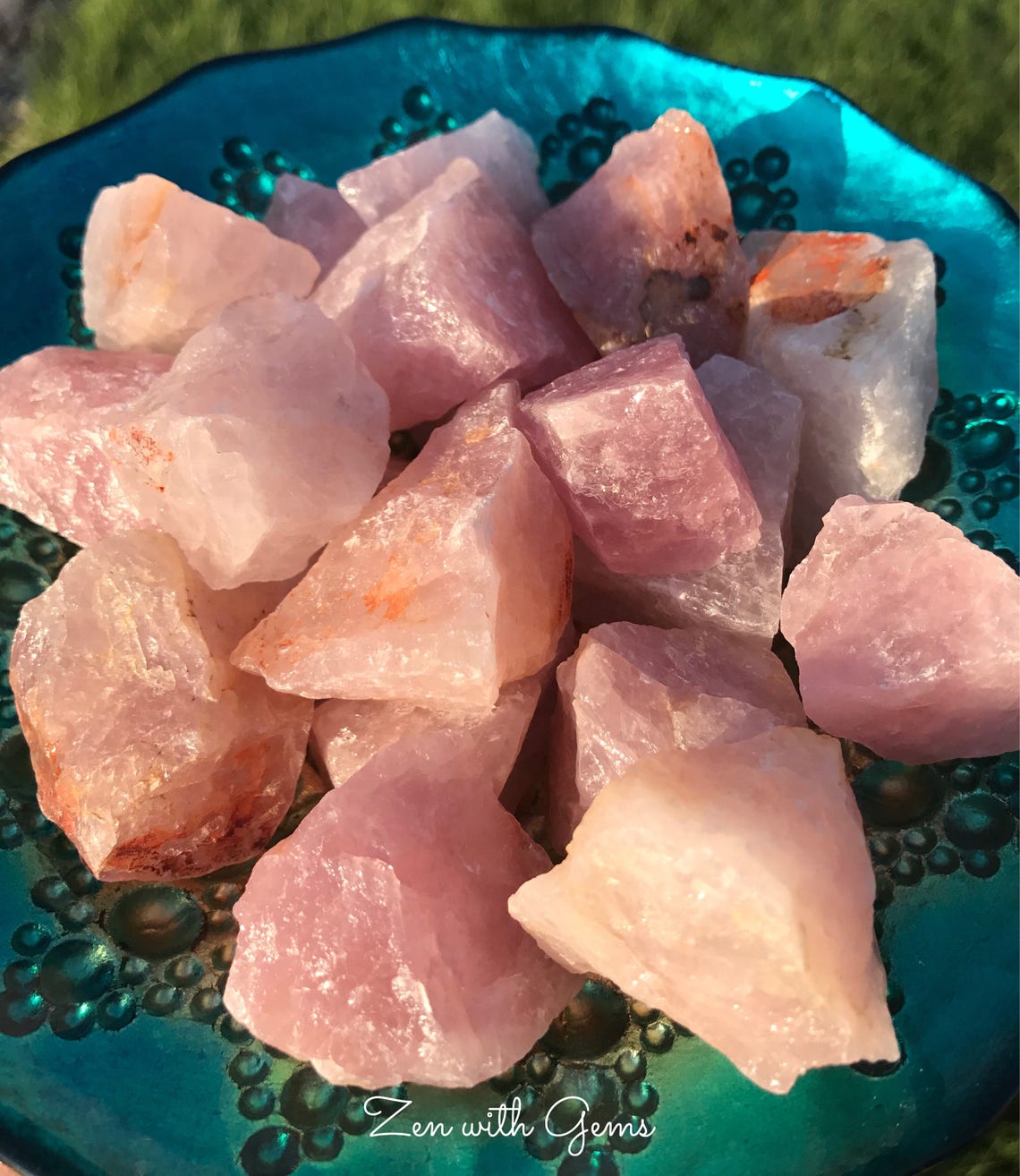 Rose Quartz, 2 SIZES, Small and Large, Crystal Grid, Chakra, Reiki ...