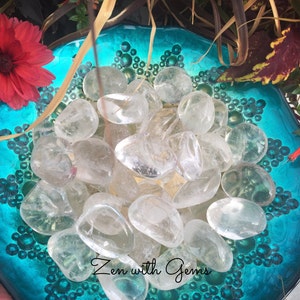 Quartz, Tumbled Quartz, Crystal Grid, Full Moon Charged, Use in Magic ...