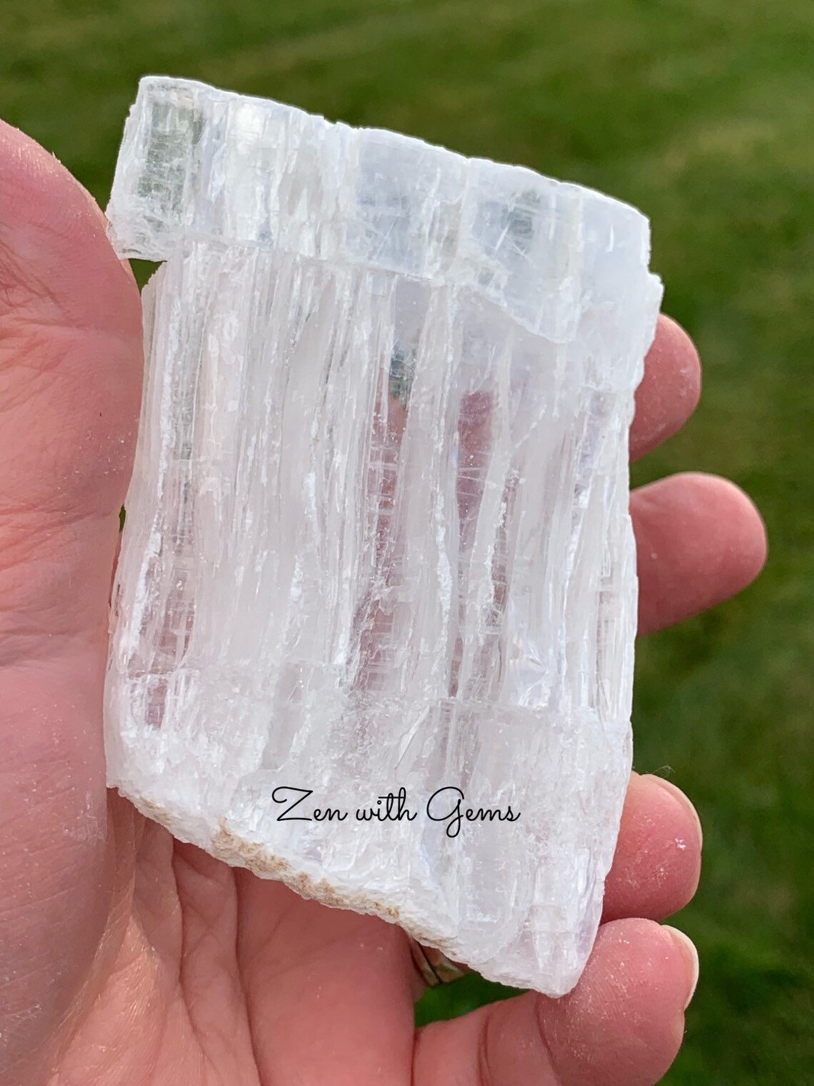 Selenite Slab Raw Rough Selenite Slab Crystal Grid Chakra - Etsy