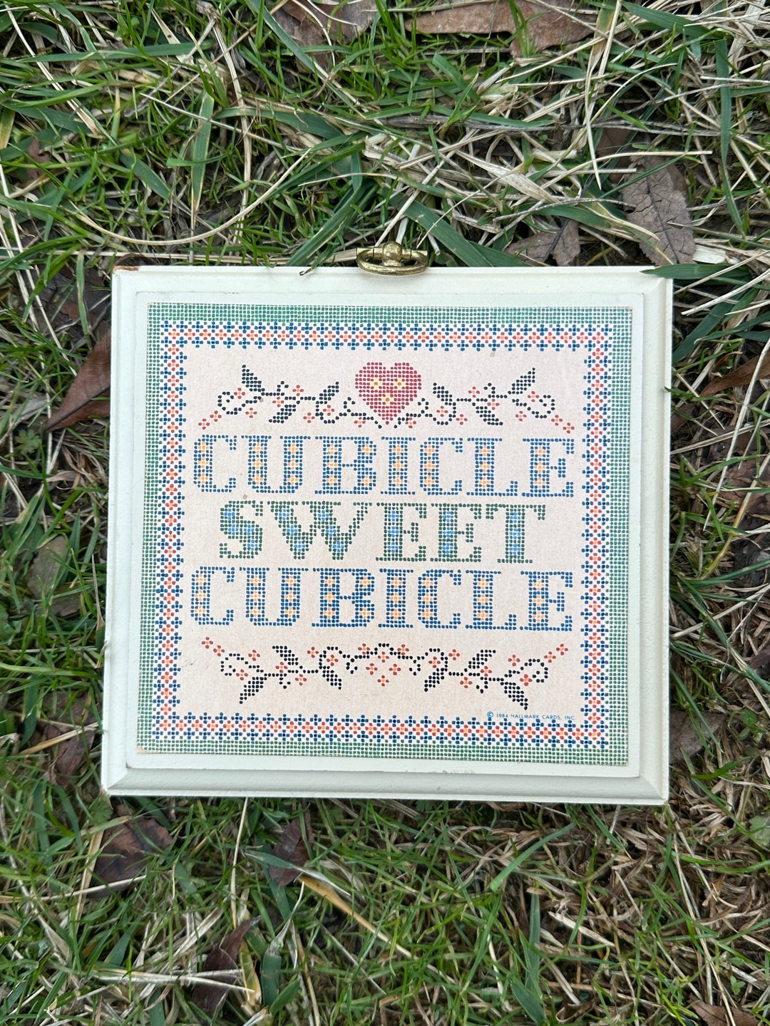 1983 cubicle Sweet Cubicle Plaque - Etsy