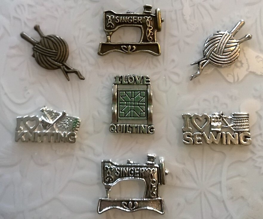 Singer Sewing Machine Badge Pinsquilting Badgeknitting - Etsy UK