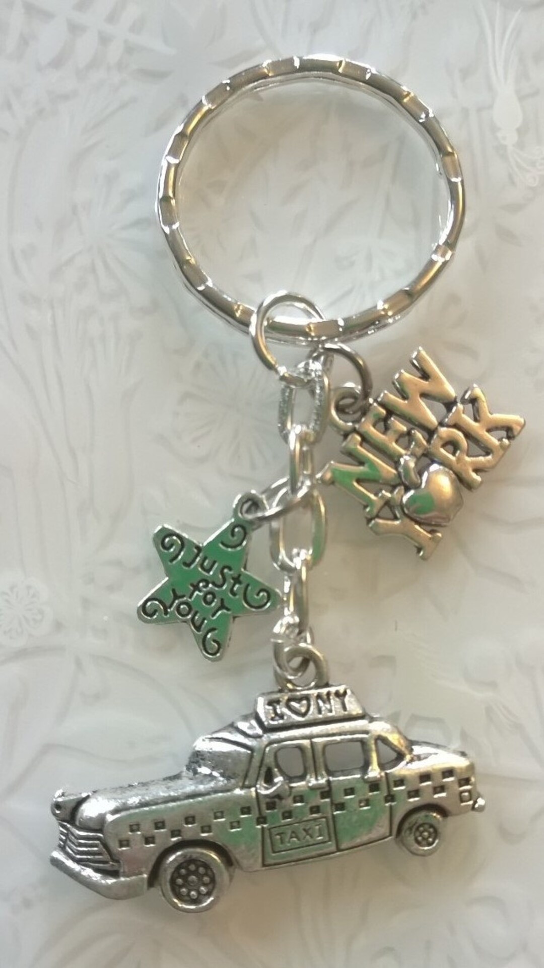 New York Keyringstatue of Libertycity Keyringsparis Keyring - Etsy