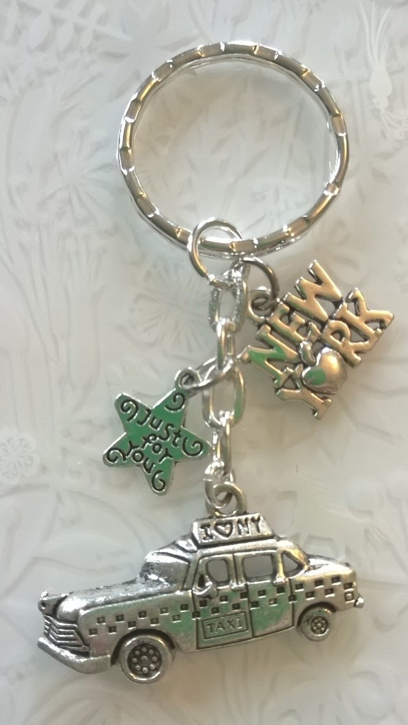 New York Keyringstatue of Libertycity Keyringsparis Keyring - Etsy