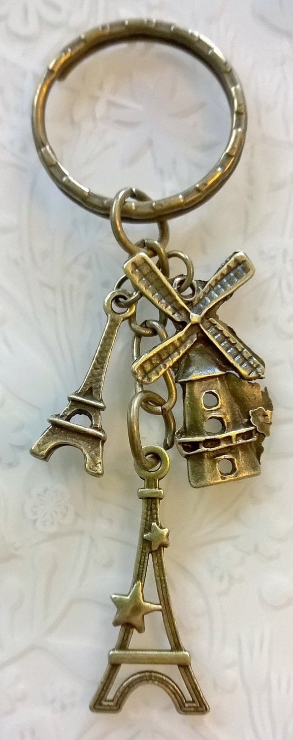 New York Keyringstatue of Libertycity Keyringsparis Keyring - Etsy