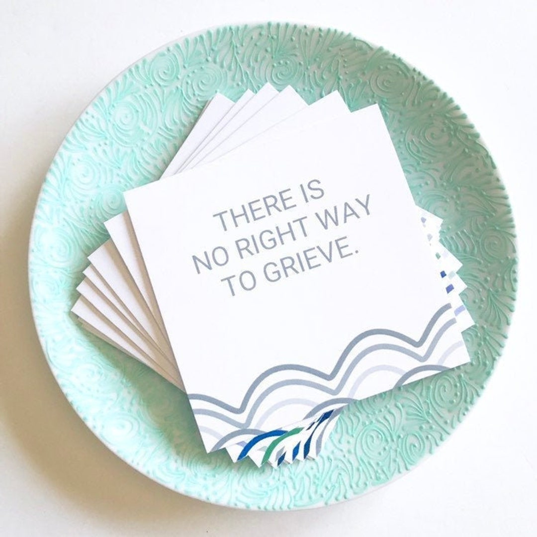 Grief Affirmation Card Deck: Loss Sympathy Gift, Encouragement Cards - Etsy