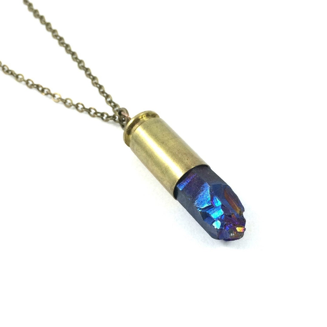 Bullet Necklace, Bullet Crystal Necklace, Bullet Shell Necklace ...