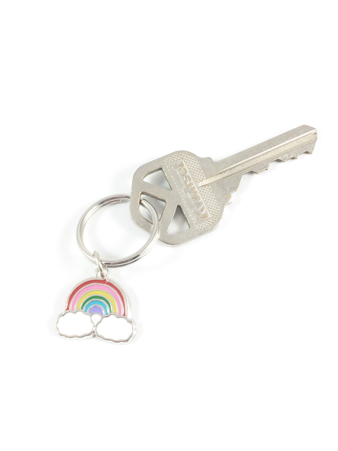Rainbow Keychain Rainbow Key Chain Cute Key Ring Rainbow - Etsy