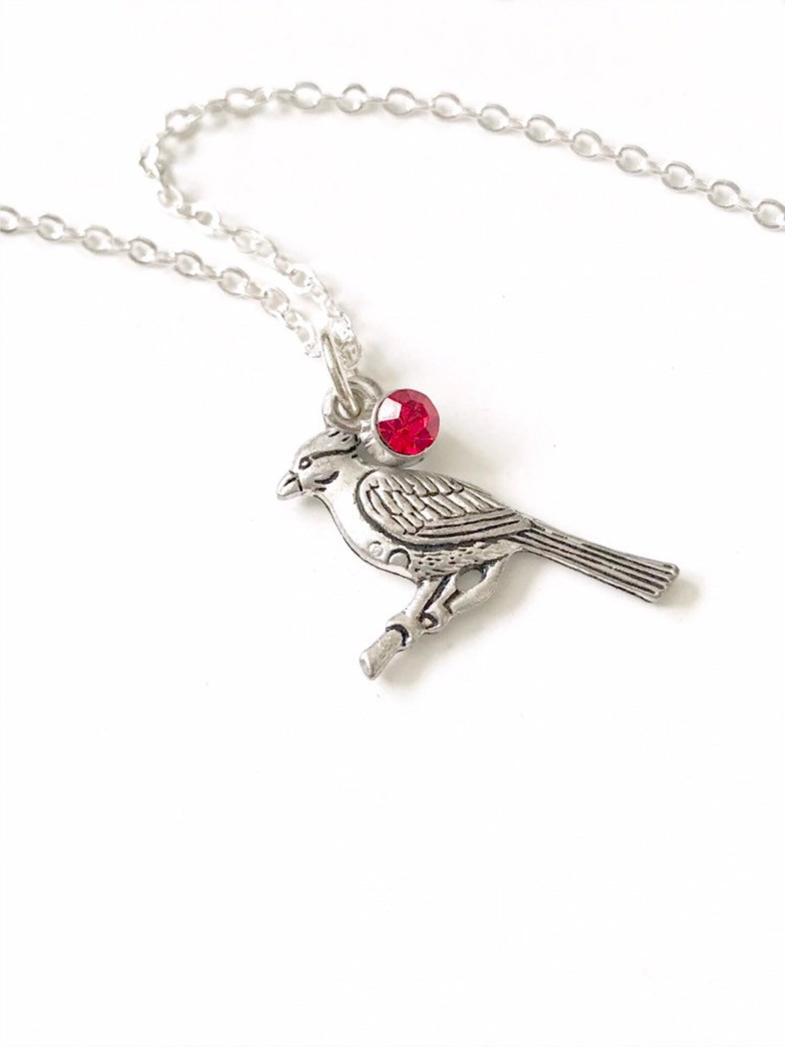 Cardinal Necklace Remembrance Necklace Memorial Necklace - Etsy