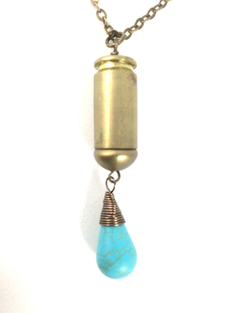 Bullet Casing Necklace Bullet Shell Necklace Brass Bullet - Etsy