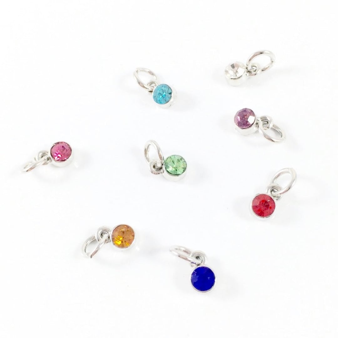 Birthstone Charm Add-on - Etsy