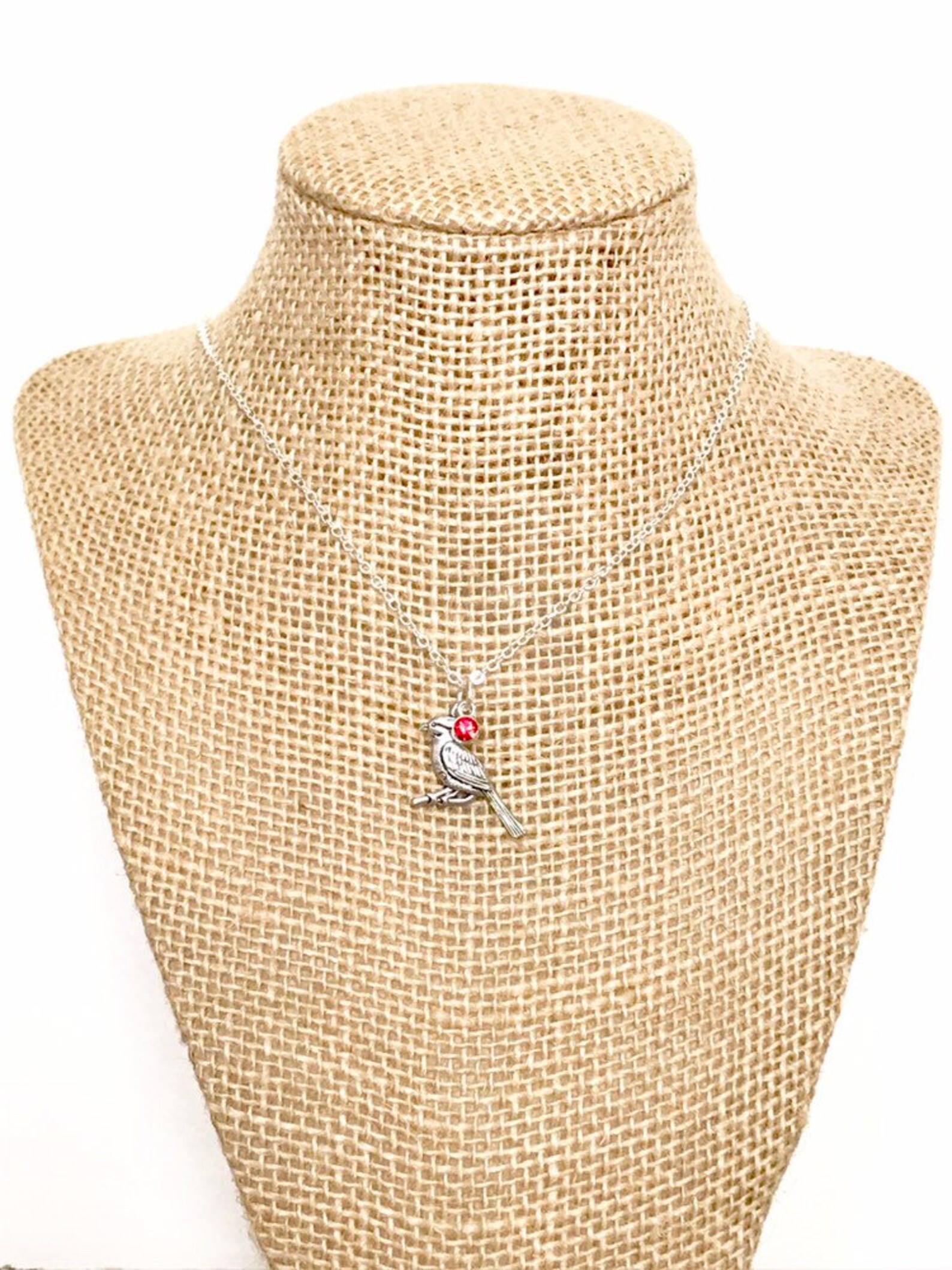 Cardinal Necklace Remembrance Necklace Memorial Necklace | Etsy