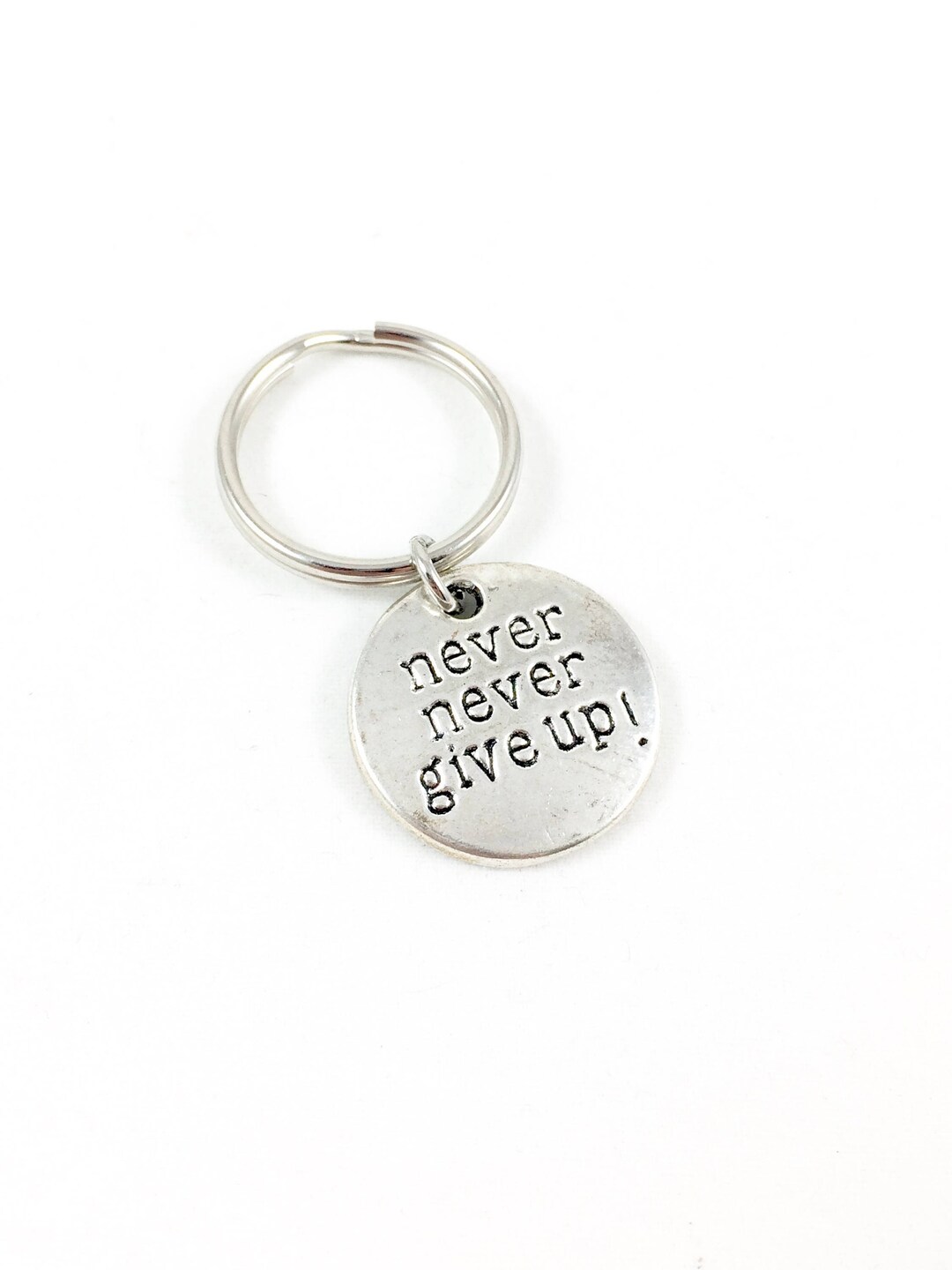 Never Give up Keychain, Keep Going Keychain, Survivor Keychain ...