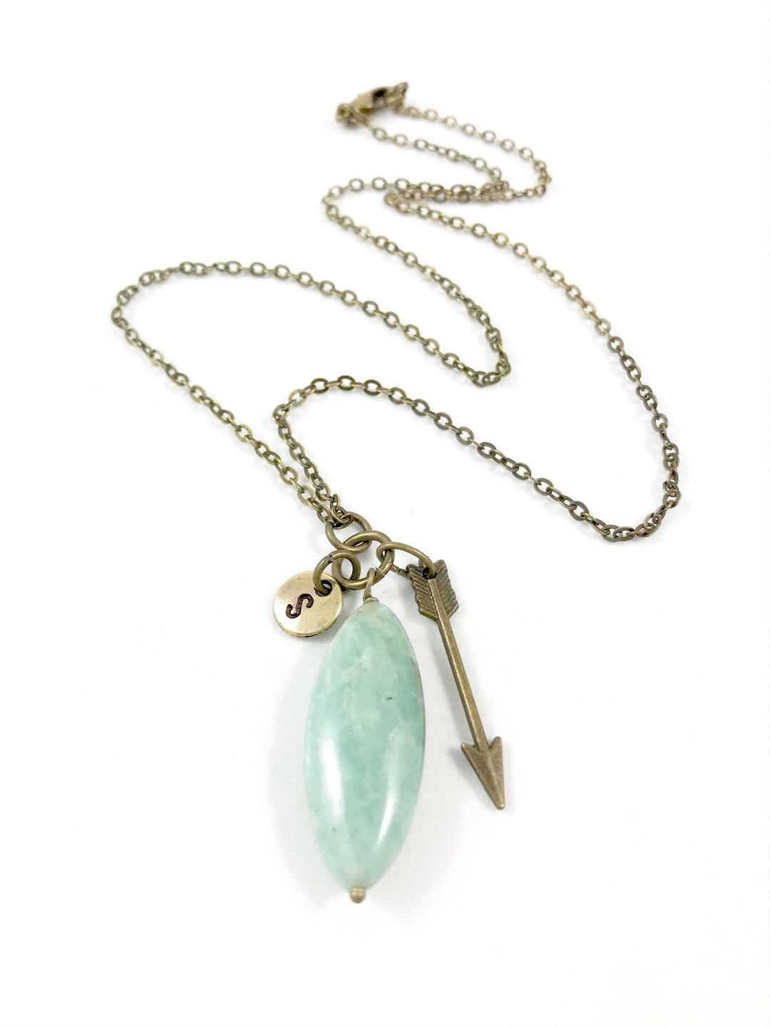 Amazonite Necklace, Amazonite Pendant Necklace, Amazonite Stone ...