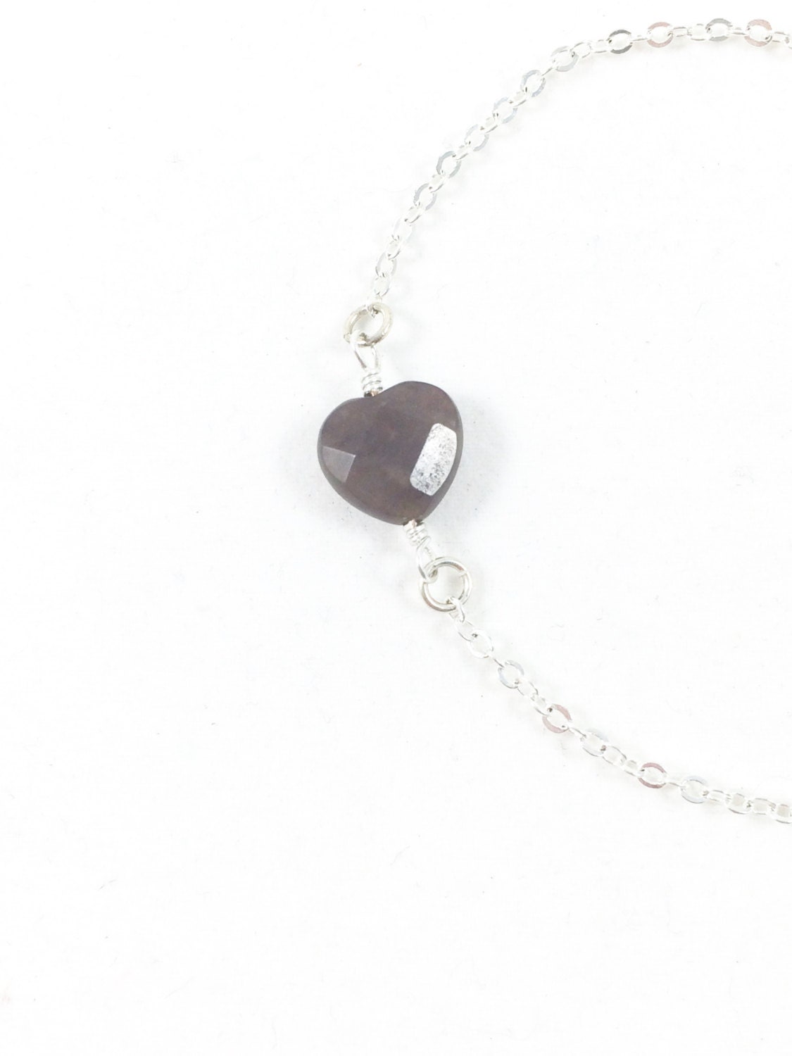 Small Heart Bracelet Chain Heart Bracelet Silver Heart - Etsy