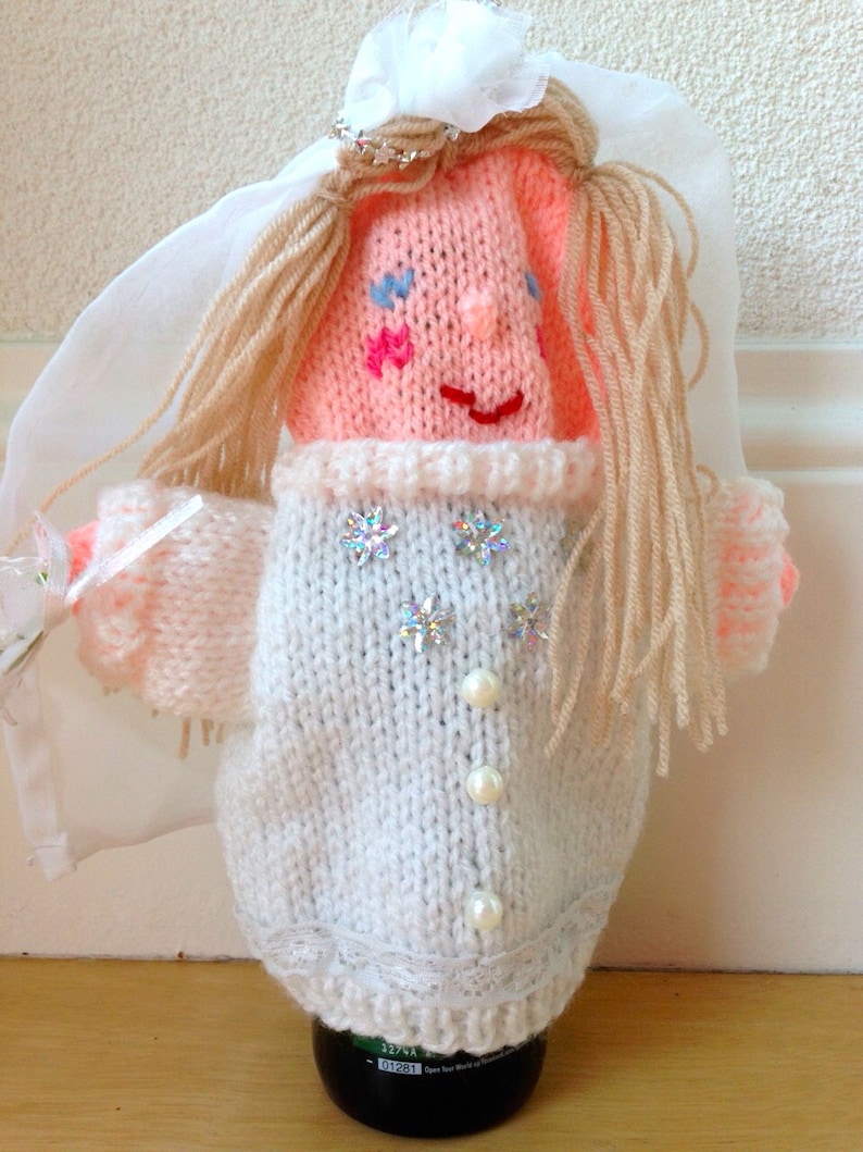Handpoppen knitted puppet custom puppets bruid handpop - Etsy Nederland