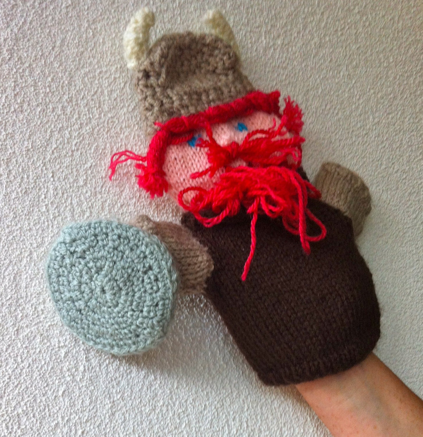 Puppet viking Hand puppet viking handdoll | Etsy