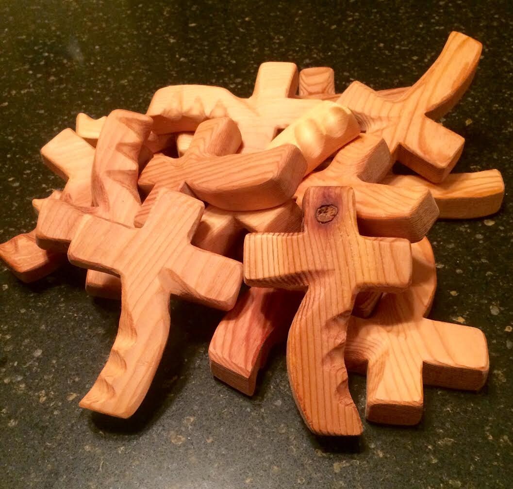Hand Cross / Hand-carved Wood Cross / Baptism Communion Gift - Etsy