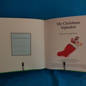 1993 My Christmas Alphabet and My Christmas Book of Numbers Set of 2 ...