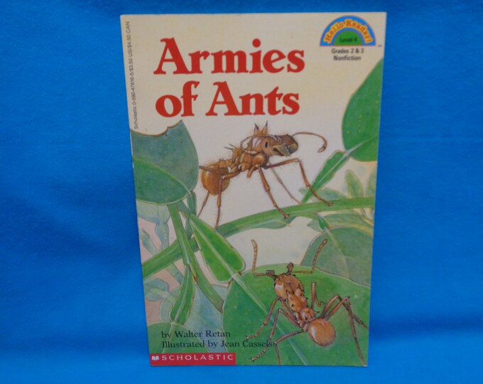 Vintage 1994 Armies of Ants Hello Reader! Level 4 Nonfiction Book by Walter Retan - Etsy