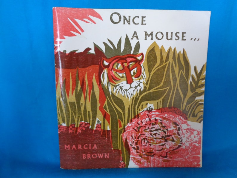 Vintage 1961 Once A Mouse... a Fable Cut in Wood Book by - Etsy