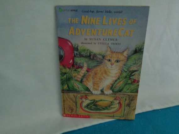 Vintage 1994 the Nine Lives of Adventure Cat Book by Susan | Etsy