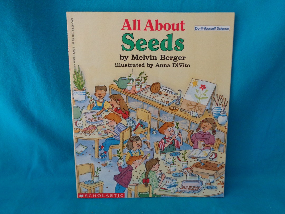 Vintage 1992 All About Seeds Book by Melvin Berger - Etsy