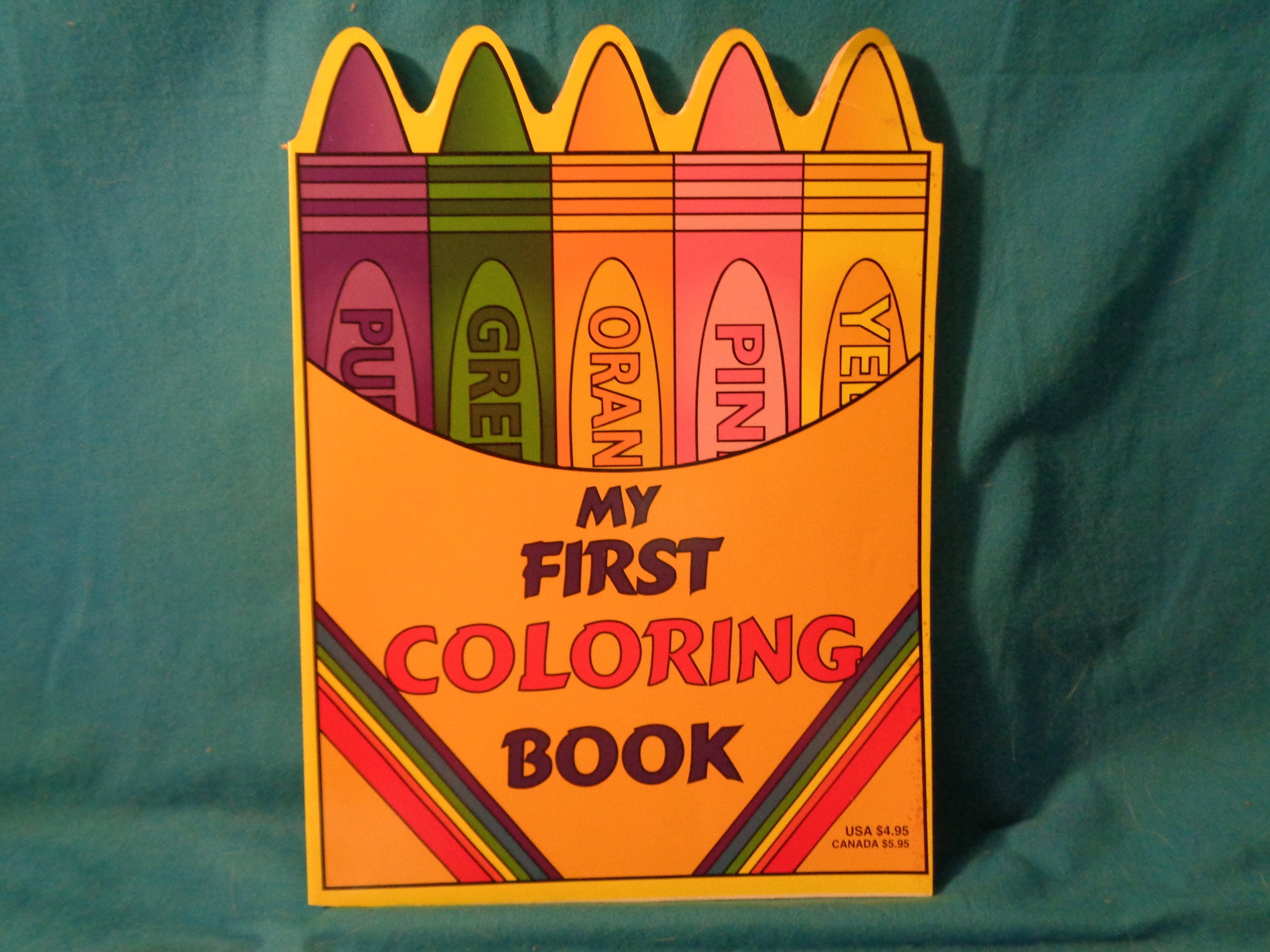 Vintage 1998 My First Coloring Book - Etsy