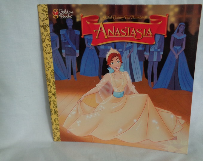 Vintage 1997 Anastasia A 20th Century Fox Presentation Golden Books ...