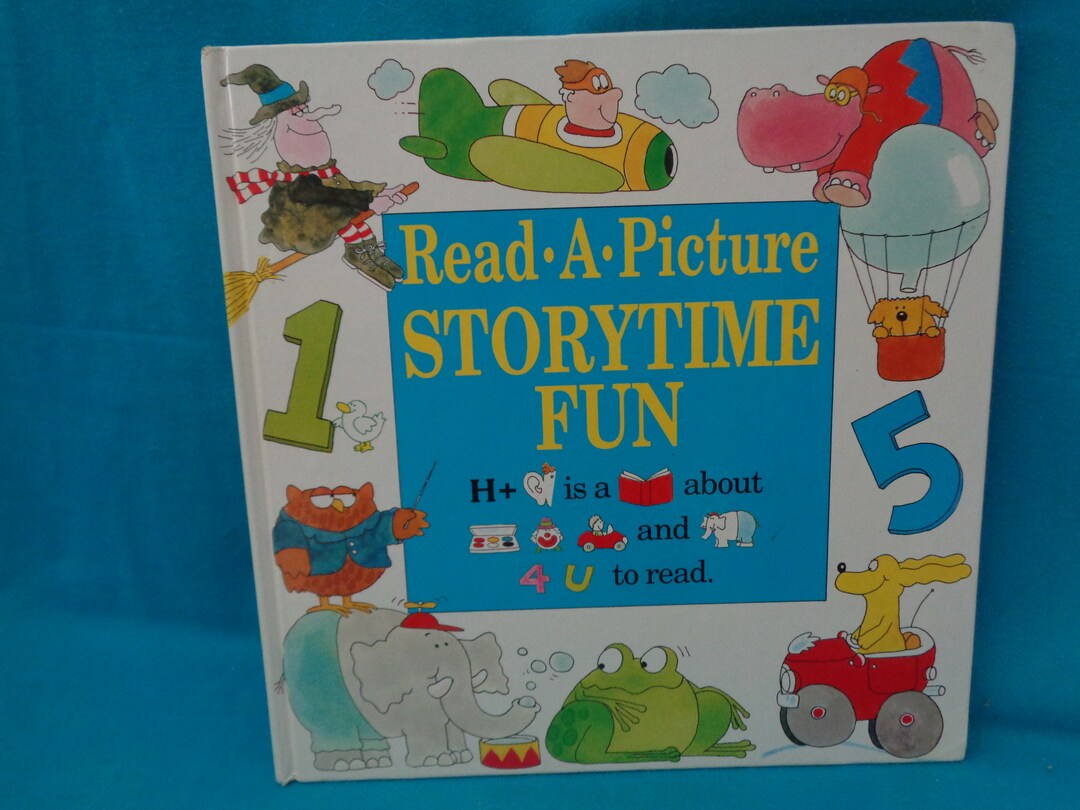 Vintage 1992 Read - A - Picture Storytime Fun Book by Burton Marks - Etsy