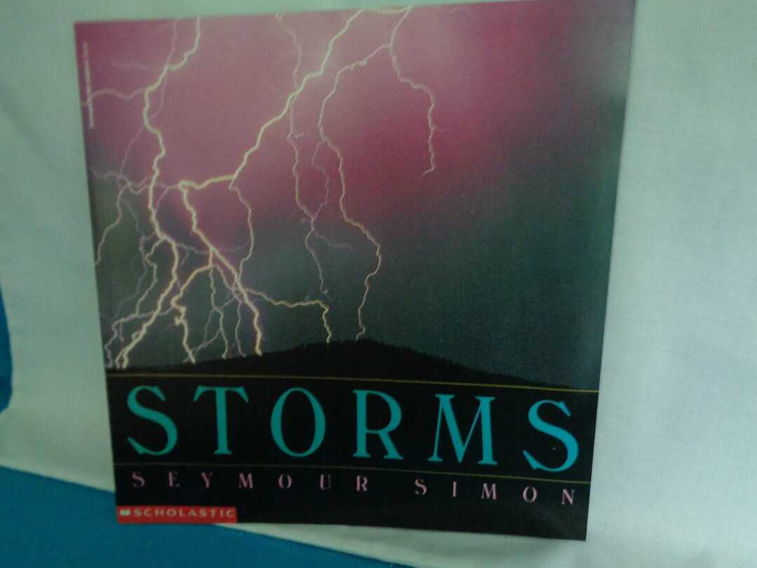 1989 Storms Book by Seymour Simon - Etsy