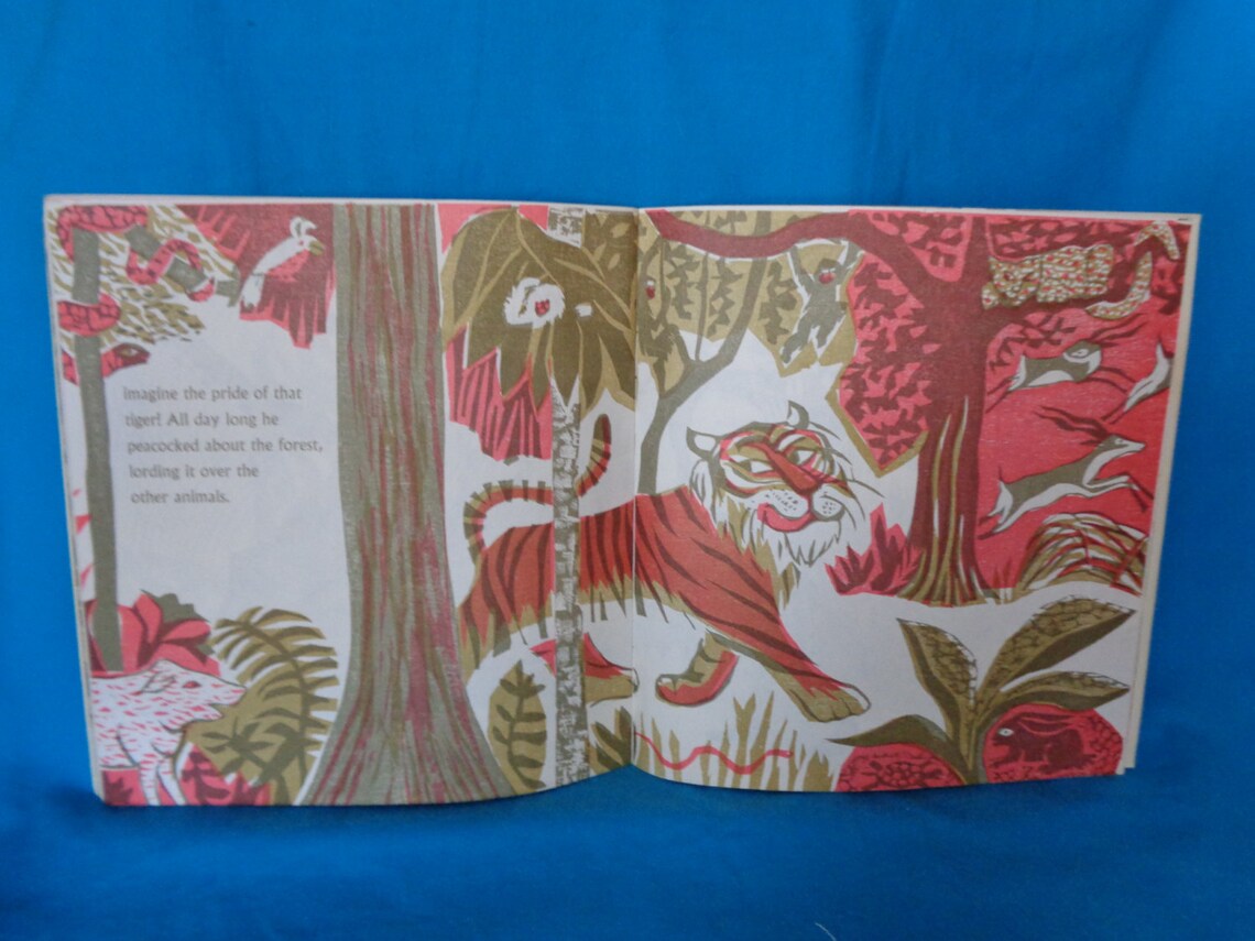 Vintage 1961 Once A Mouse... a Fable Cut in Wood Book by Marcia Brown ...