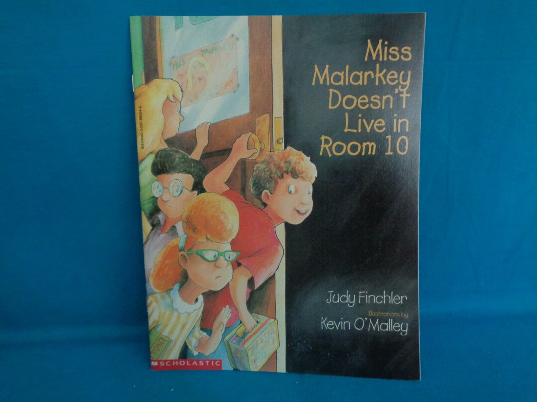 1996 Miss Malarkey Doesn't Live in Room 10 Book by Judy Finchler - Etsy