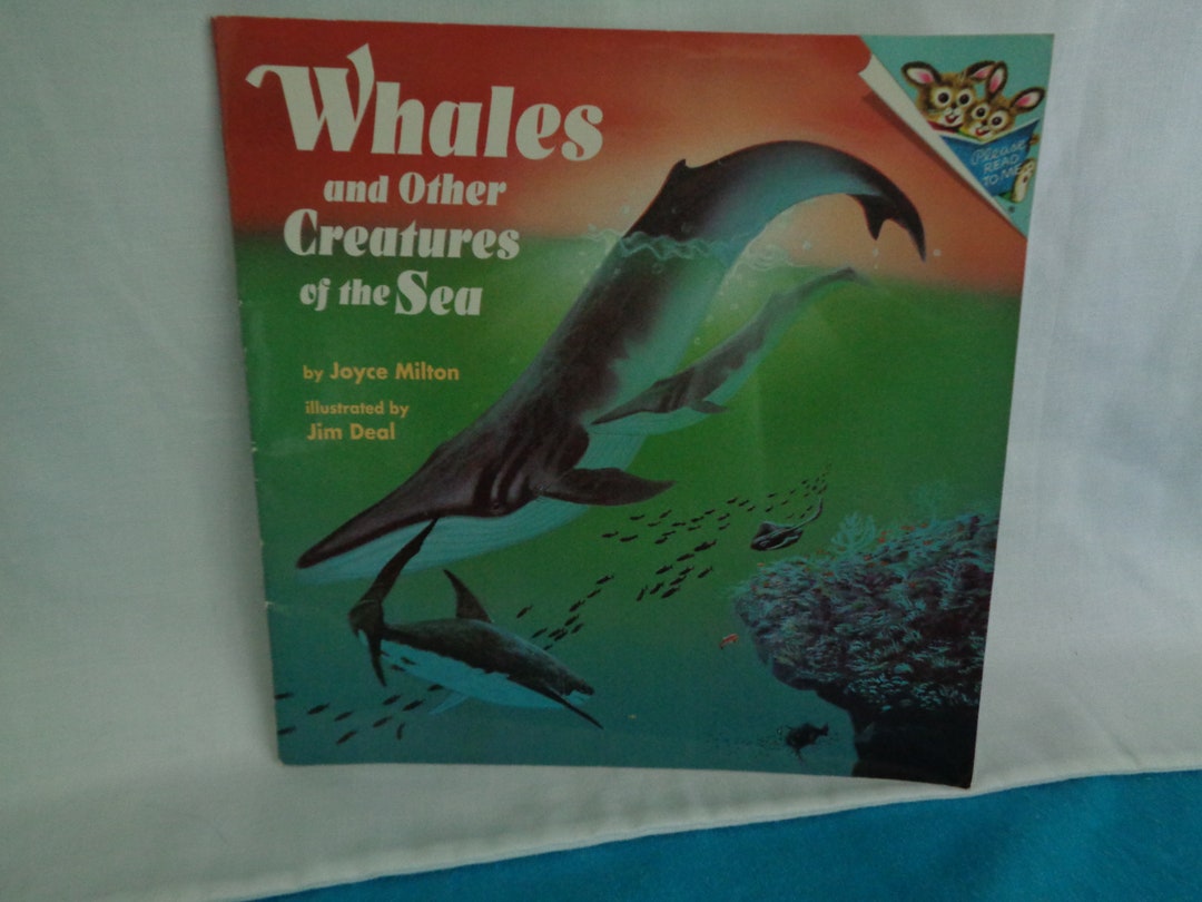 1993 Whales and Other Creatures of the Sea Book by Joyce Milton - Etsy