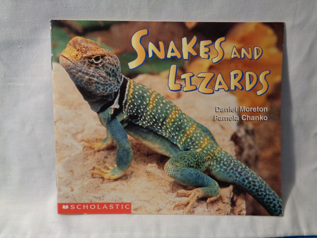 Vintage 1998 Snakes and Lizards Book by Daniel Moreton and Pamela ...