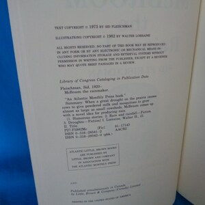 Vintage 1982 Mcbroom the Rainmaker Book by Sid Fleischman - Etsy