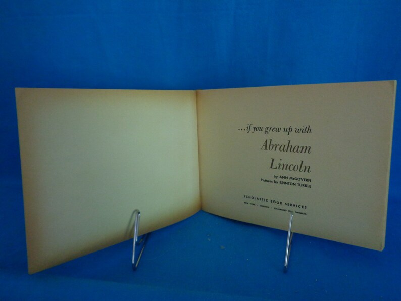 1966 If You Grew up With Abraham Lincoln Book by Ann Mcgovern | Etsy ...