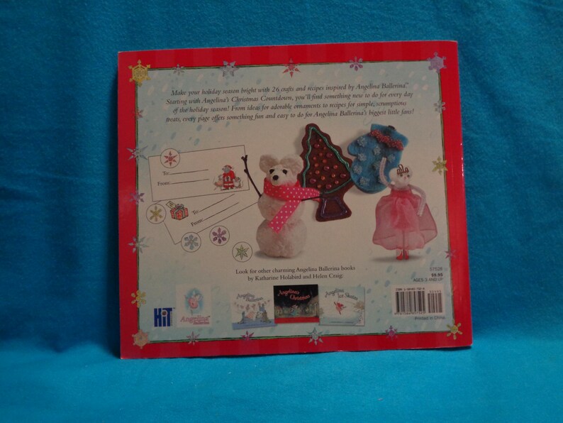 Vintage 2003 Angelina Ballerina's Christmas Crafts Count Down to ...