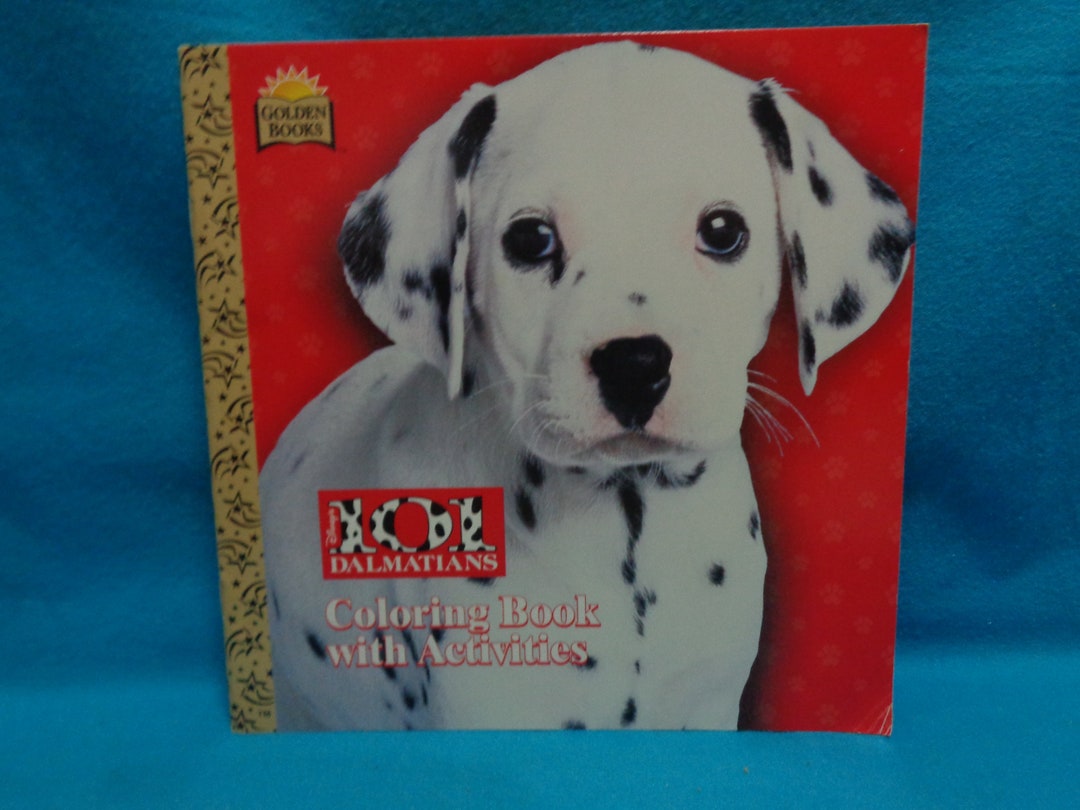 Vintage 1996 Disney's 101 Dalmatians Coloring Book With Activities ...