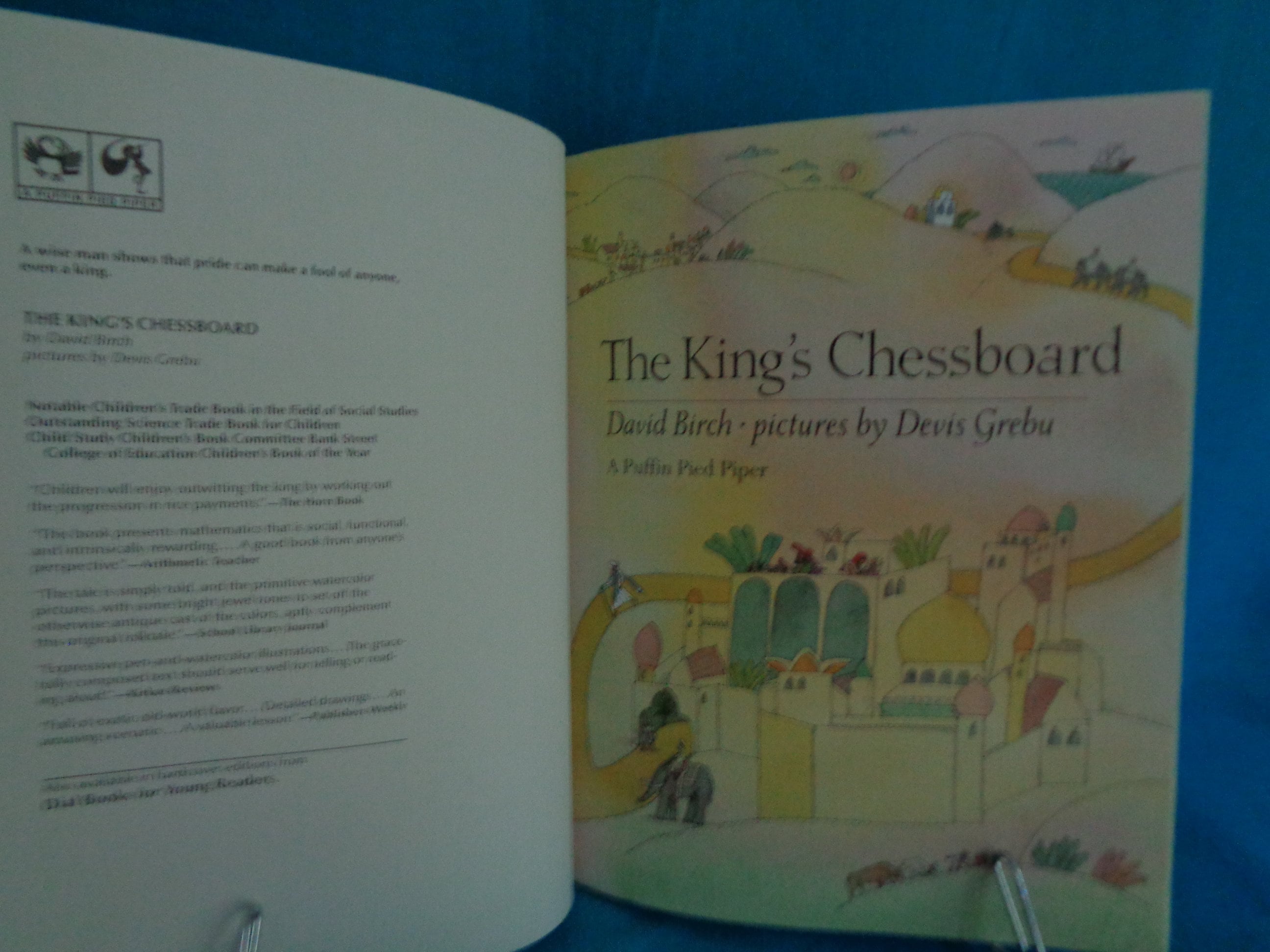 1993 the King's Chessboard Book by David Birch - Etsy