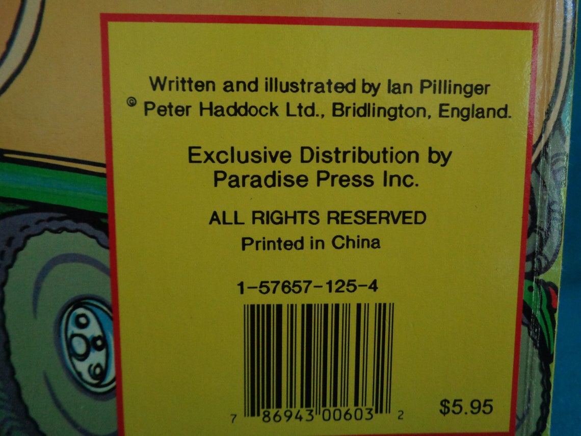 Thunder Truck A Big Driver Book by Ian Pillinger - Etsy