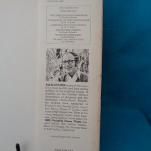 Vintage 1978 the Picture Encyclopedia of Small Plants Book by Jack ...