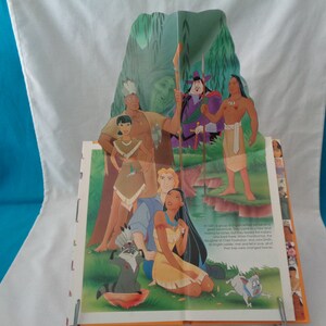 Vintage 1995 Disney's Pocahontas Meet the Characters Mouse Works Book ...