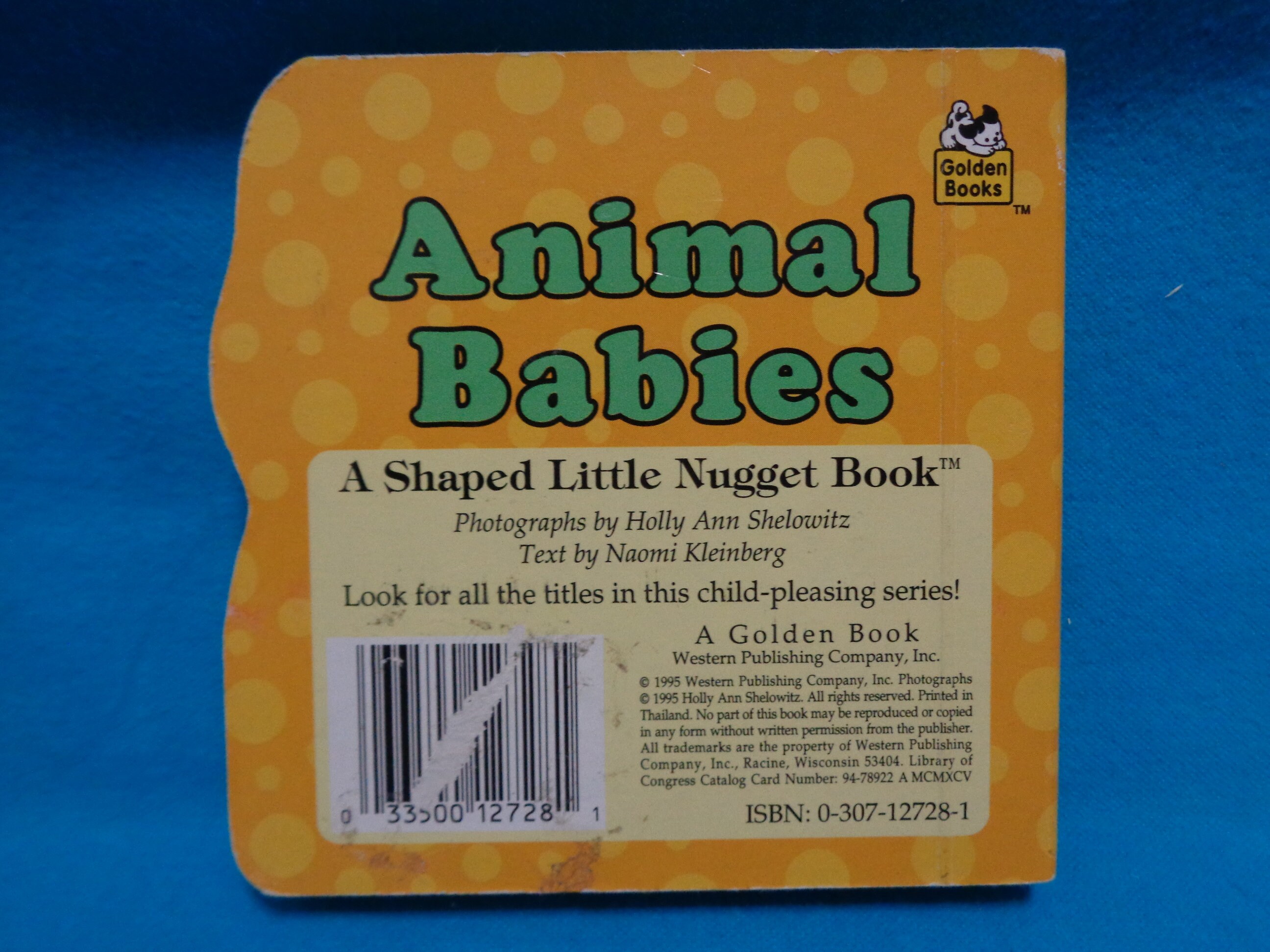 Vintage 1995 Animal Babies A Shaped Little Nugget Book by Naomi ...