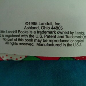 Vintage 1995 Santa Has the Sniffles Little Landoll Books by Diane ...