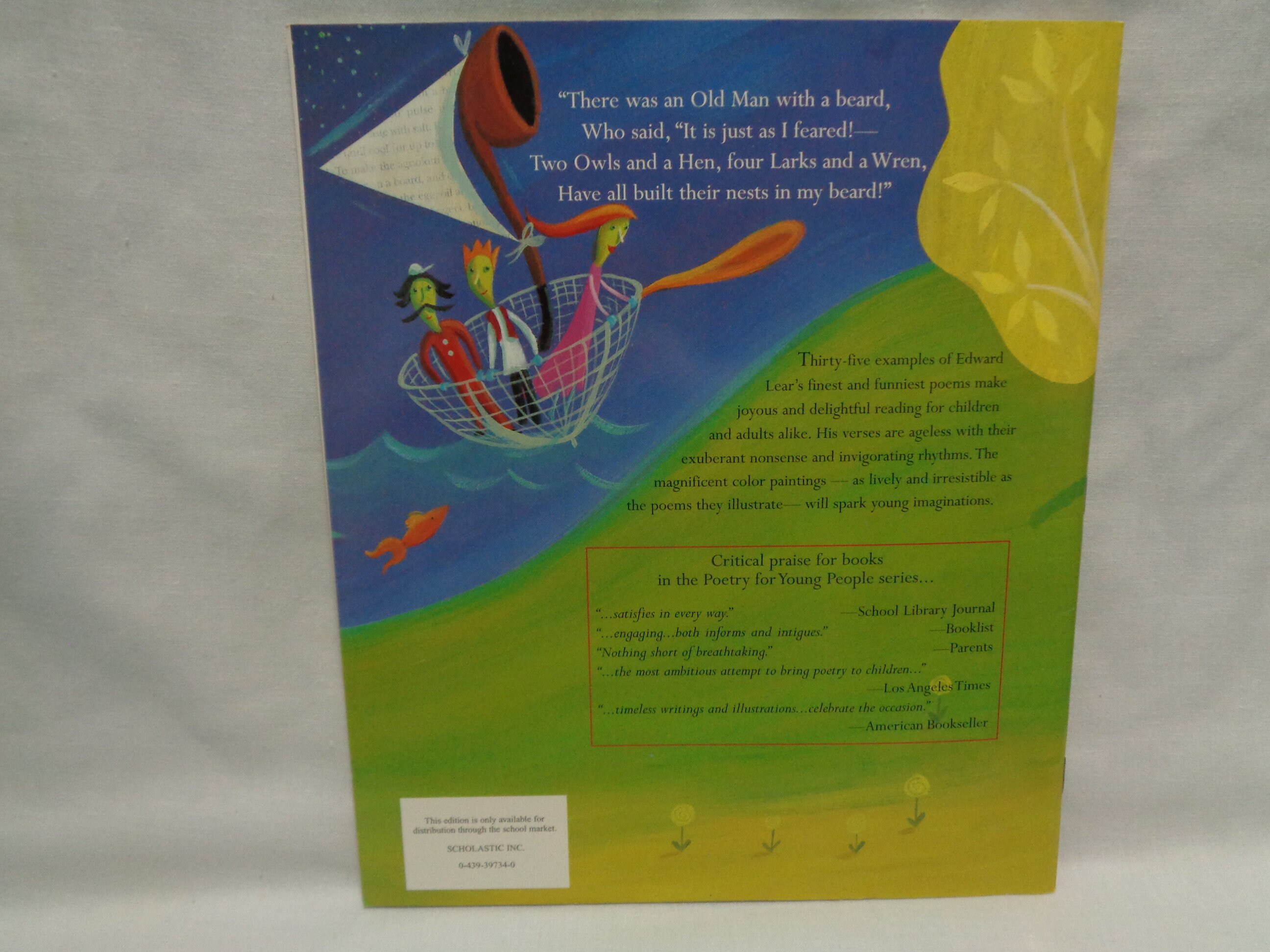 Vintage 2002 Edward Lear Poetry for Young People Edited by Edward ...