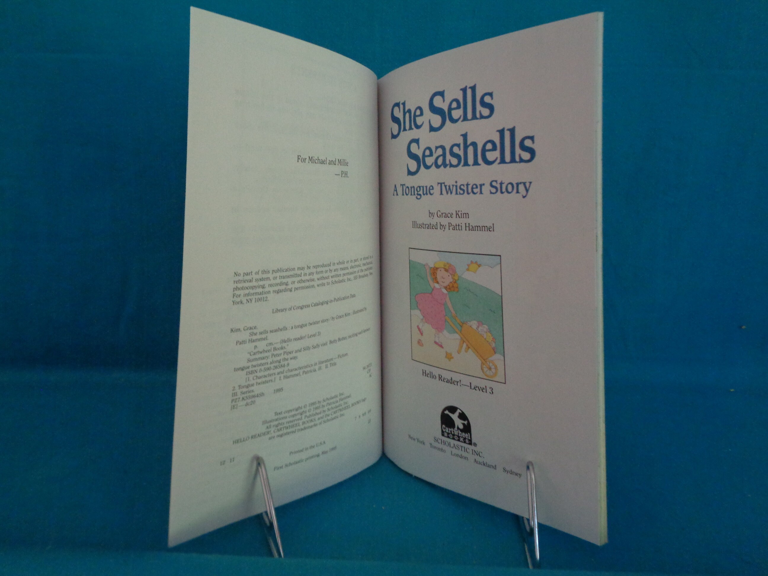 1995 She Sells Seashells A Tongue Twister Story Book by Grace - Etsy