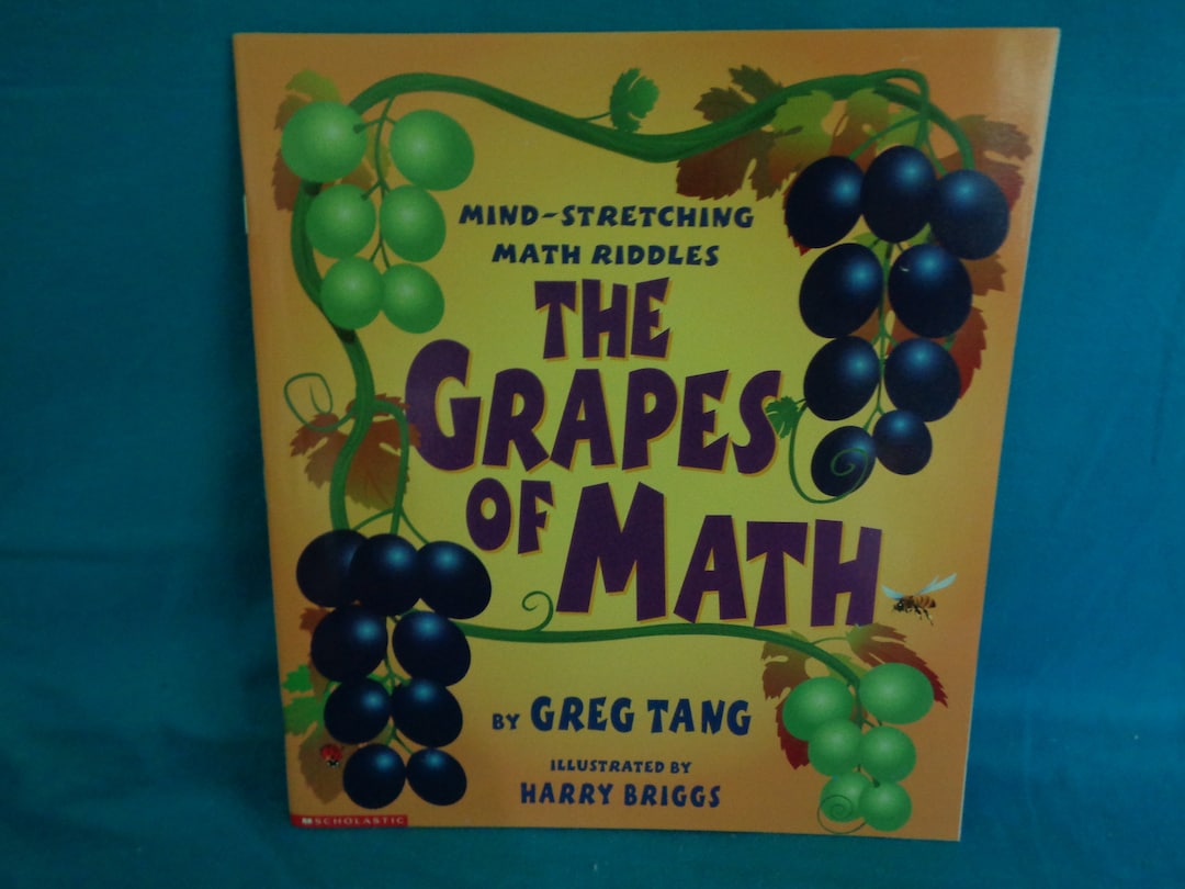 2001 the Grapes of Math Mind-stretching Math Riddles Book by Greg Tang ...