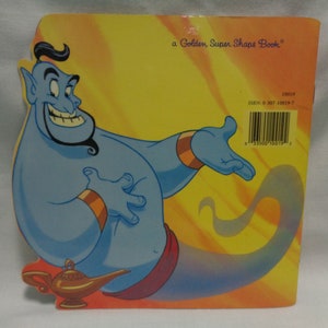 Vintage 1993 Disney's Aladdin the Genie's Tale Golden Book Adapted by ...